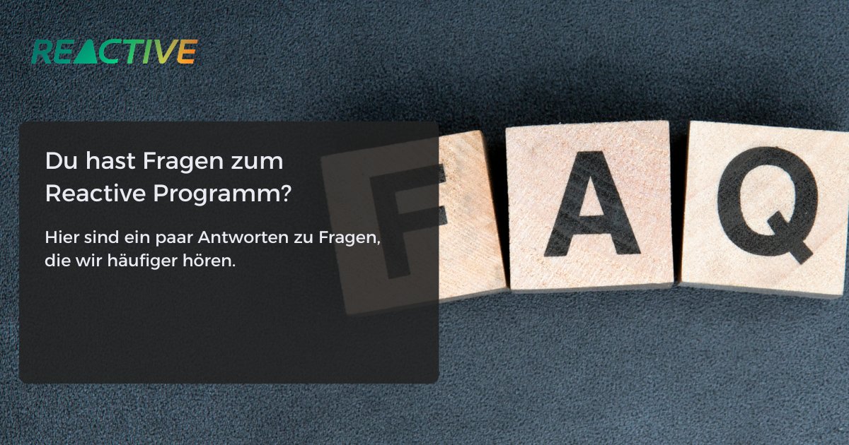 FAQ | Reactive Programm